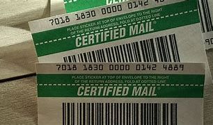 Certified Mail-Tracking option